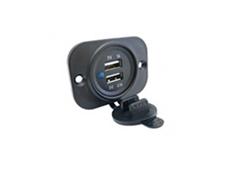 USB UGRADNI PUNJAČ 12V/24V 42606 - Knežević Auto Delovi